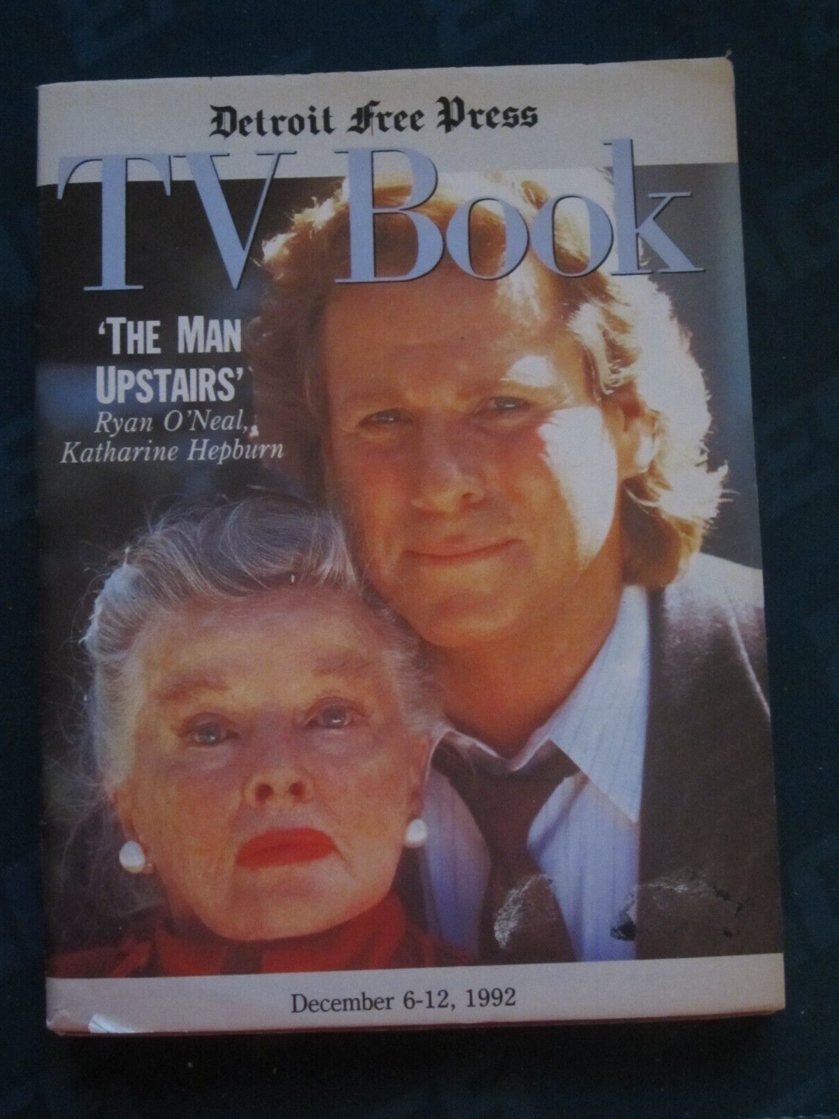 TV Book Magazine Regional TV Guide Dec 1992 Ryan O'Neal Katharine ...
