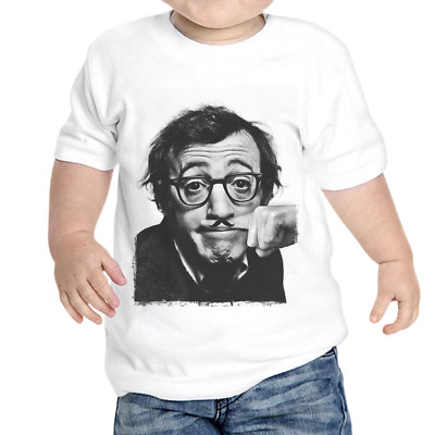 T-Shirt Newborn Woody Allen Mustache Fashion Funny | eBay Australia