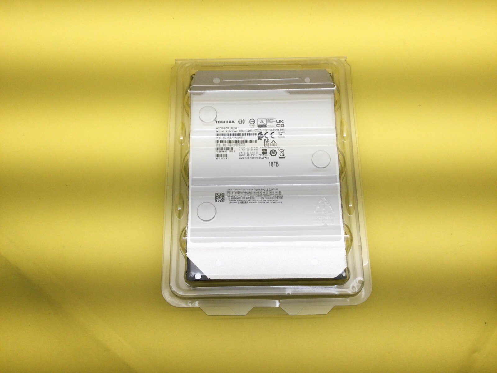 TOSHIBA MG09 18TB SAS 12Gb/s 7200RPM 4Kn 3.5" Enterprise HDD ...