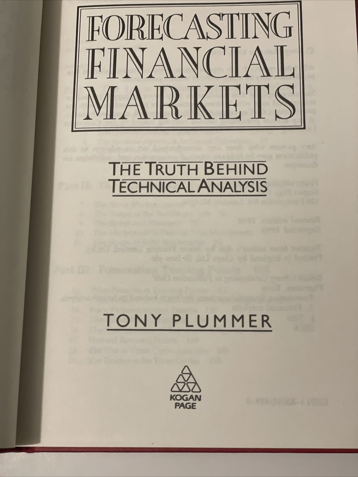 Forecasting Financial Markets: The Truth behind Technical Analysis by ...