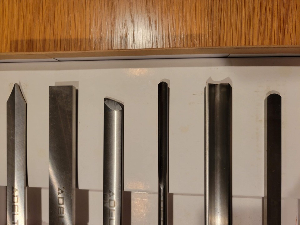 Delta High Quality Steel 6-Piece Lathe Turning Tools Chisels 46-625 | eBay