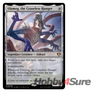 Ulamog, The Ceaseless Hunger M/NM Magic: The Gathering MTG Commander ...