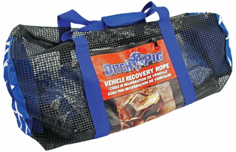 DITCH PIG 1-1/2 X 30' KINETIC ENERGY TRUCK TRACTOR TOW ROPE 64300LB ...