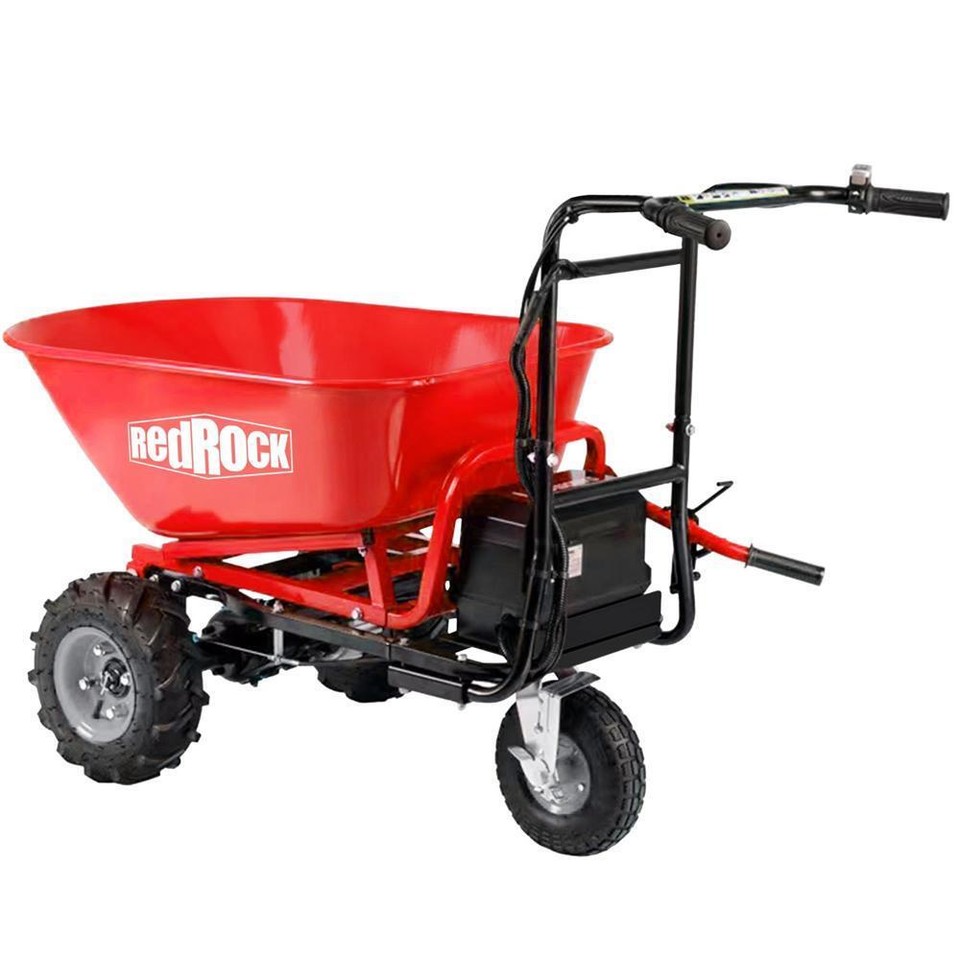 RedRock Wheelbarrow Utility Cart Electric Powered Cart 48V28Ah 1000lbs ...