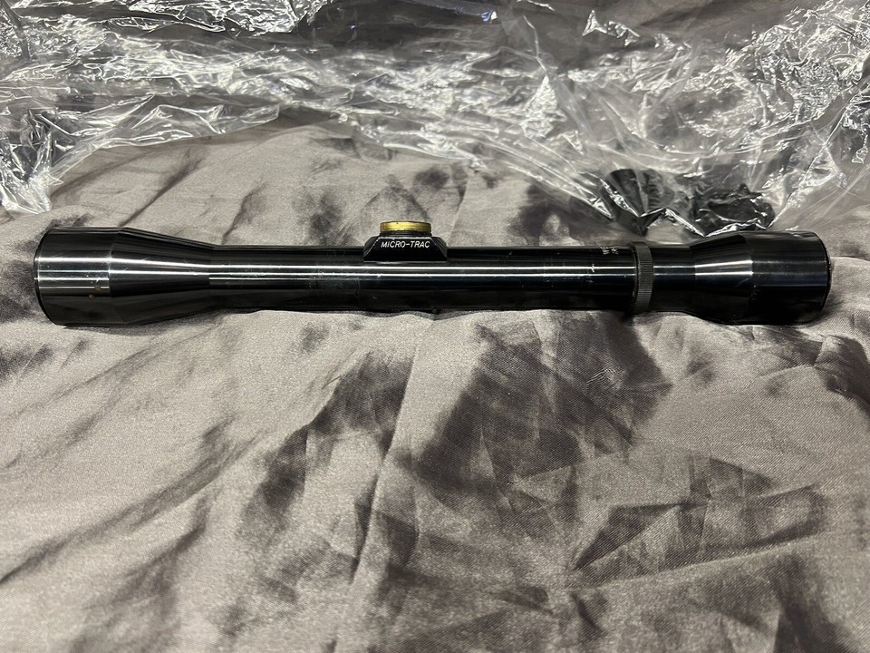 Vintage Weaver K4-1 Duplex Reticle Micro-Trac Gloss Steel Rifle Scope ...