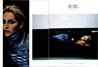 1996 • BCBG Maxazria • 2 page print ad • 90s Fashion BA.45 | eBay