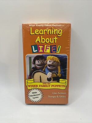 Wiser Family Puppets VHS: Learning About Life! - Christian Family - New ...