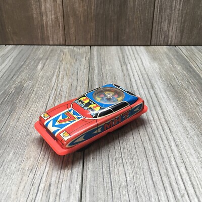 Vtg 1960'S Jimmy Toys Tin/Plastic MH7 Friction Spin Roulette Wheel Car ...