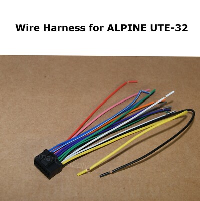 New Wire Harness for ALPINE UTE-32 UTE32 FREE FAST SHIPPING | eBay