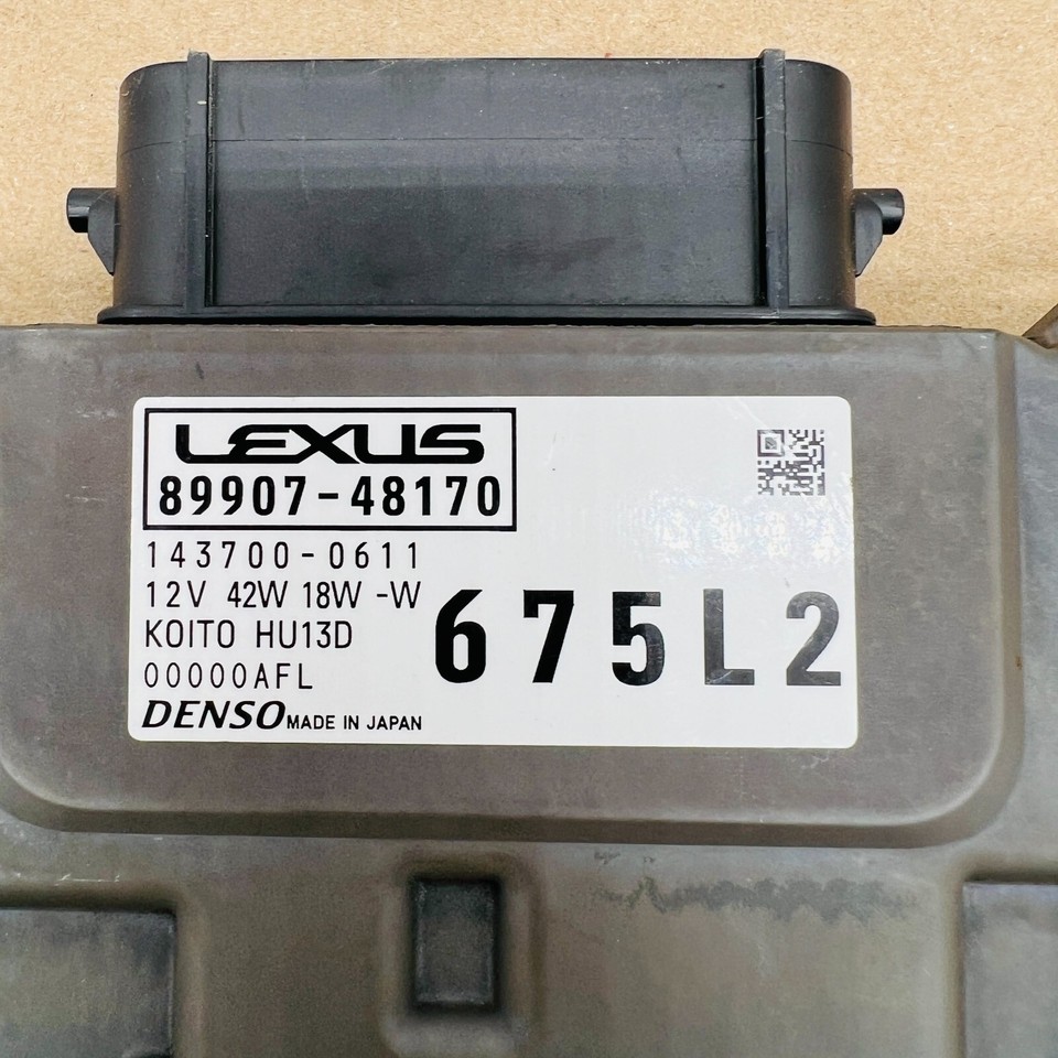 OEM 20-22 Lexus RX350 RX450h LED Headlight Control Module Ballast 89907 ...