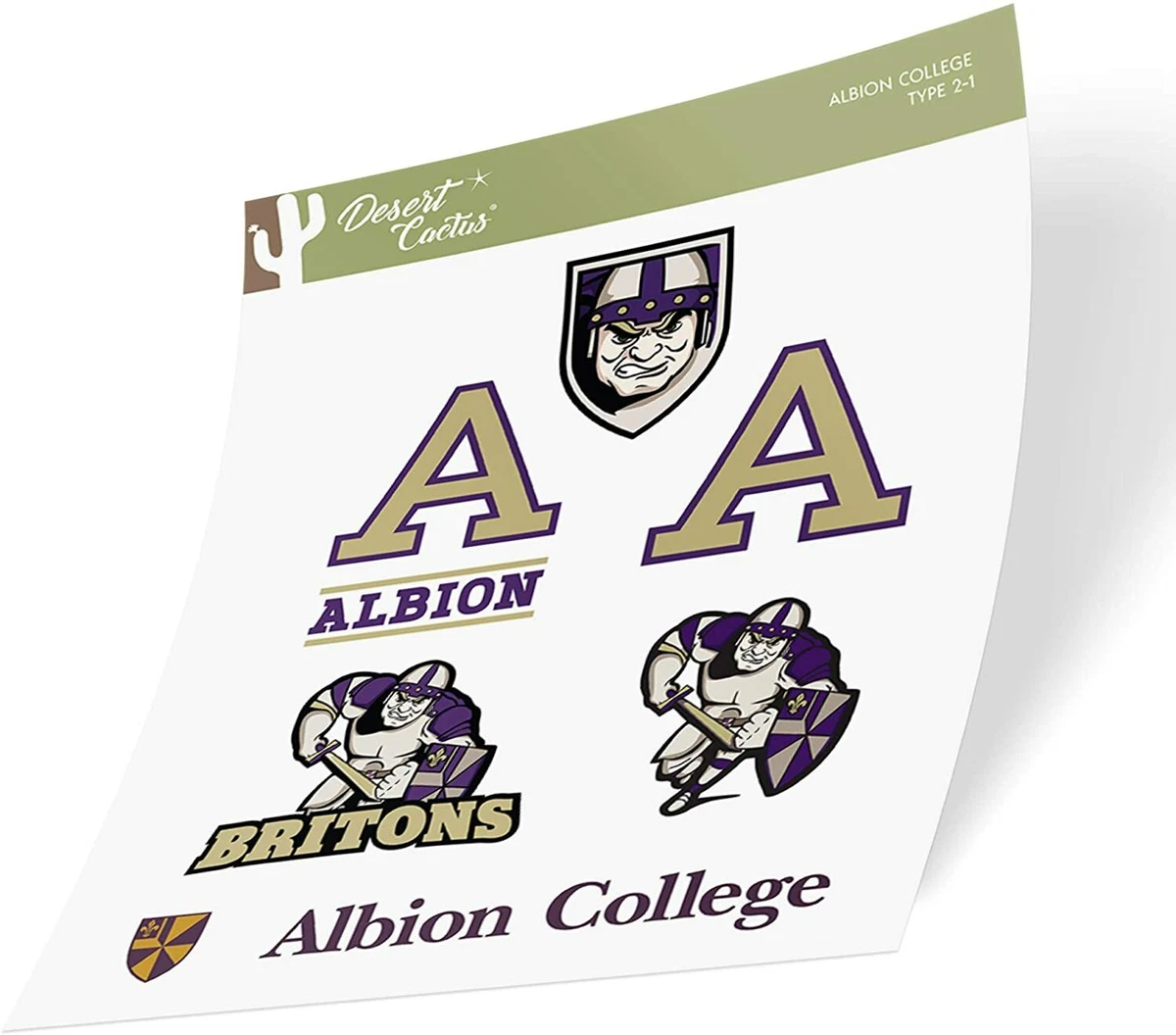 Albion College Sports Logos