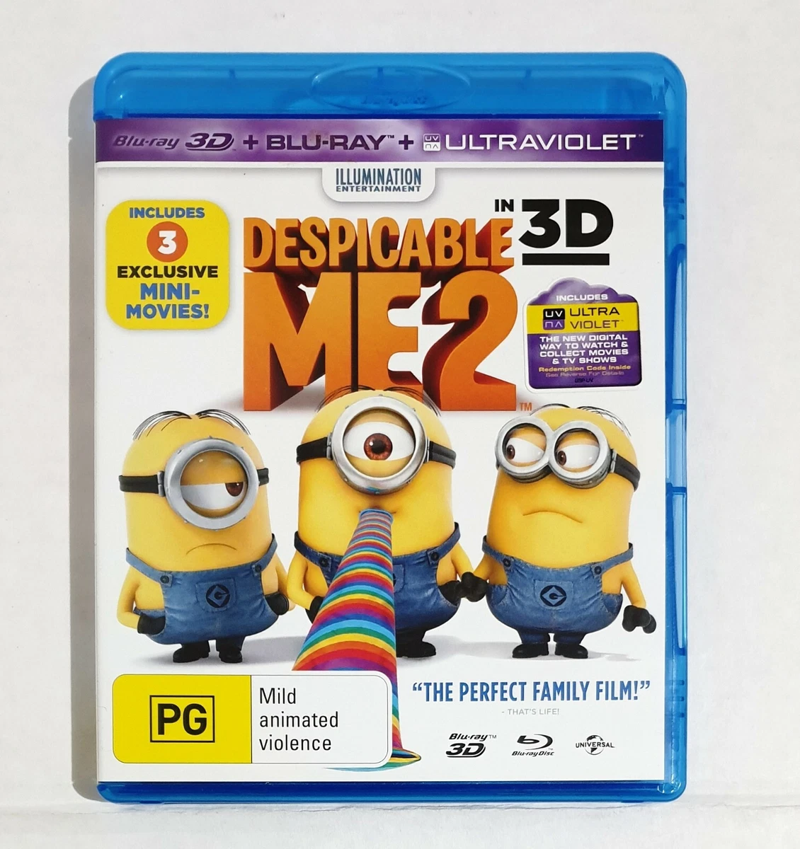 Despicable Me 2 Blu Ray 3d