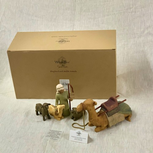 Willow Tree nativity figure Shepherd and Stable Animals_sculpted hand ...
