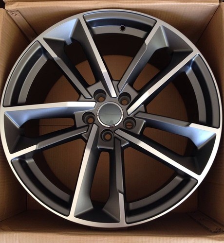 18" RS STYLE GRAY WHEELS RIMS FIT FOR AUDI B8 A4 S4 18X8 OFFSET45 SET ...