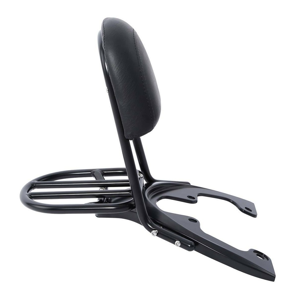 Sissy Bar Backrest Rack & Baseplate Fit For Harley V-Rod Night Rod 2007 ...