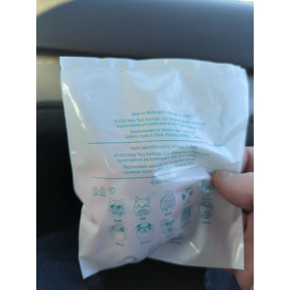 Squishmallow McDonalds Happy Meal FIFI Fox Plush Stuffed Animal 2023 3 ...