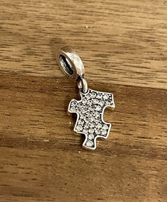 Pandora charms S925 Sparkling Puzzle Piece Dangle Charm 792241C01 | eBay