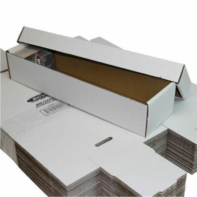 (3x) BCW 800 CT COUNT 2-Piece Cardboard Storage Box-Sport Trading Card ...