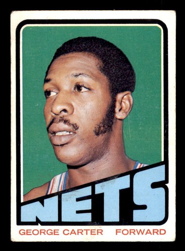 1972 Topps Basketball #197 George Carter VG *e1 | eBay