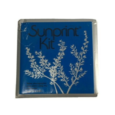 SUNPRINT PAPER KIT, (12 10 x 10 cm sheets of Sunprint Paper) Vintage ...