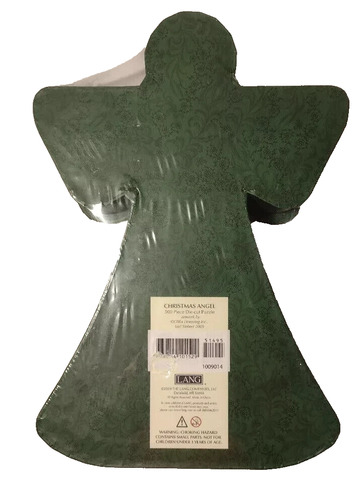 CHRISTMAS ANGEL 500 PIECE DIE-CUT LANG JIGSAW PUZZLE BY LORI SIEBERT ...