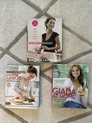 Giada De Laurentiis Cookbook Lot of Three Hardcovers Pasta Dinners ...