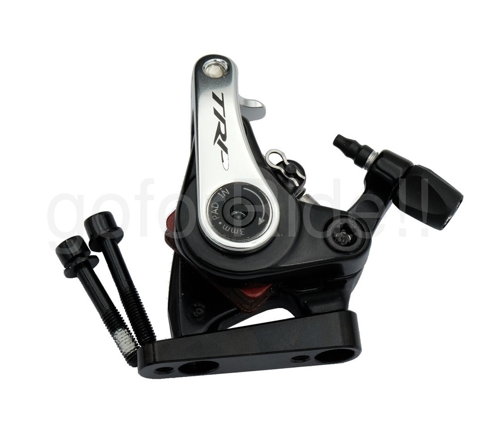 TRP Spyre Flat Mount Mechanical Disc Brake Caliper Set F+R Caliper w ...