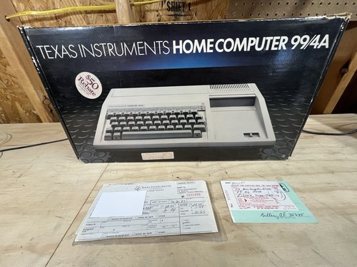 Texas Instruments Ti-99/4A Home Computer Adapters, Paperwork Box ...