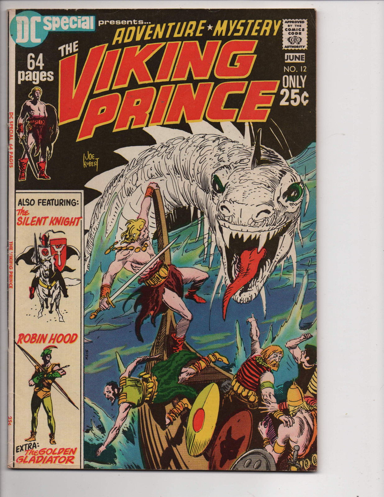 DC Special #12 (6/71) FN + (6.5) Viking Prince! Kubert! Great Bronze ...