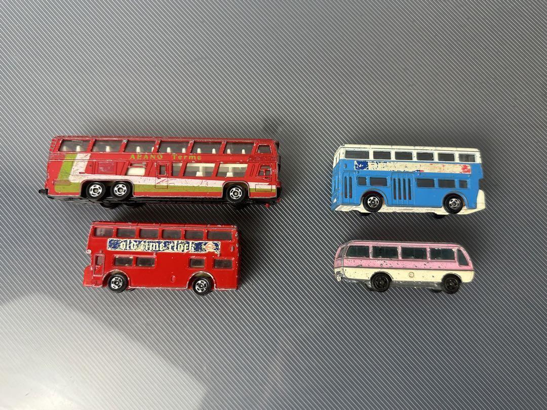 MIXED LOT OF GREYHOUND AND DOUBLEDECKER BUSES, RALLY CARS AND TOYOTAS ...