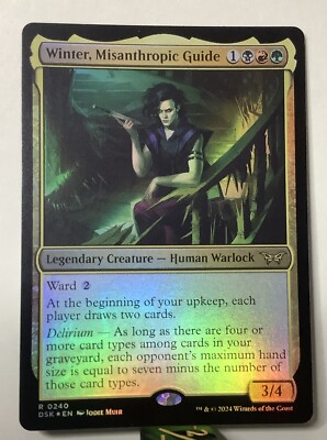 MTG DSK: Winter, Misanthropic Guide (Legendary Creature Human Warlock ...