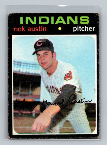 1971 Topps Rick Austin #41 - Cleveland Indians - VG | eBay