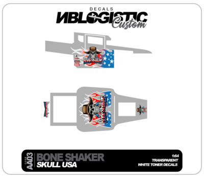 Bone Shaker Universal WaterSlide Decal for hot wheels 1/64 Scale 01 | eBay