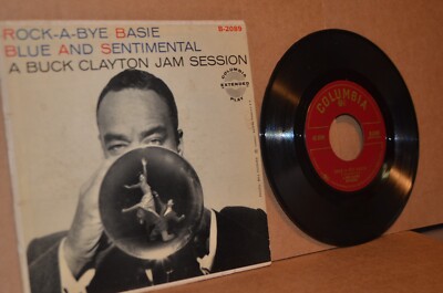 BUCK CLAYTON JAM SESSION: ROCK-A-BYE BASIE; MINT- EXTENDED PLAY (EP) 45 ...