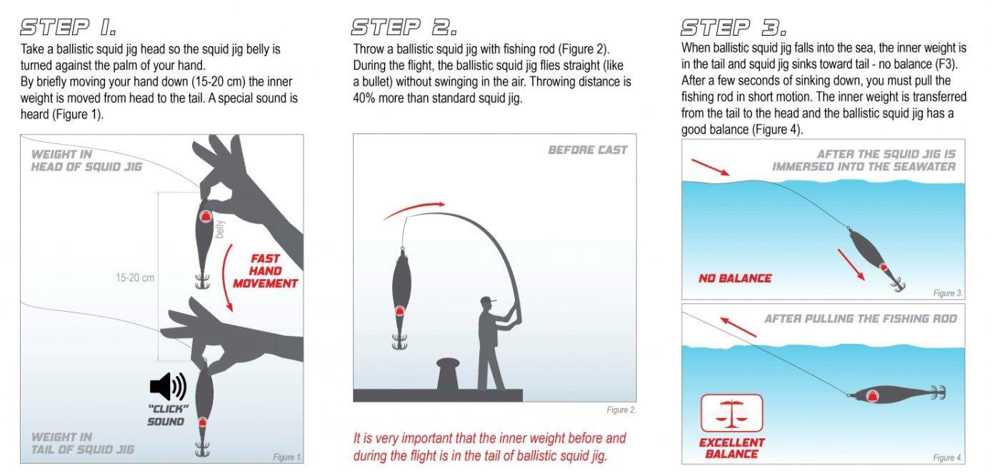 DTD BALLISTIC REAL FISH 3.0 TOTANARA EGI PESCA SEPPIE CALAMARI ESCA ...