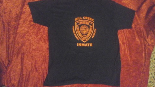 PRISON INMATE JAIL CLOTHING EXTRA LARGE or LARGE TEE SHIRT (SPECIFY) | eBay