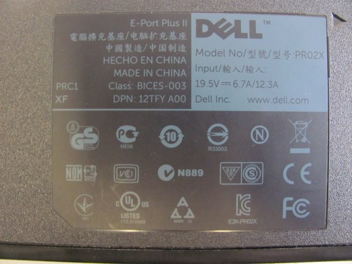 Dell Laptop Dockingstation - Mod. PR02X - DPN: 12TFY A00 | eBay