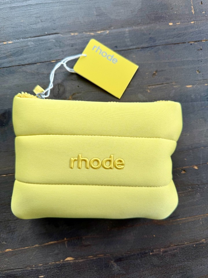RHODE Summer Kit: Bag, Glazing Mist, TAN LINE Pocket Blush, Lemontini ...