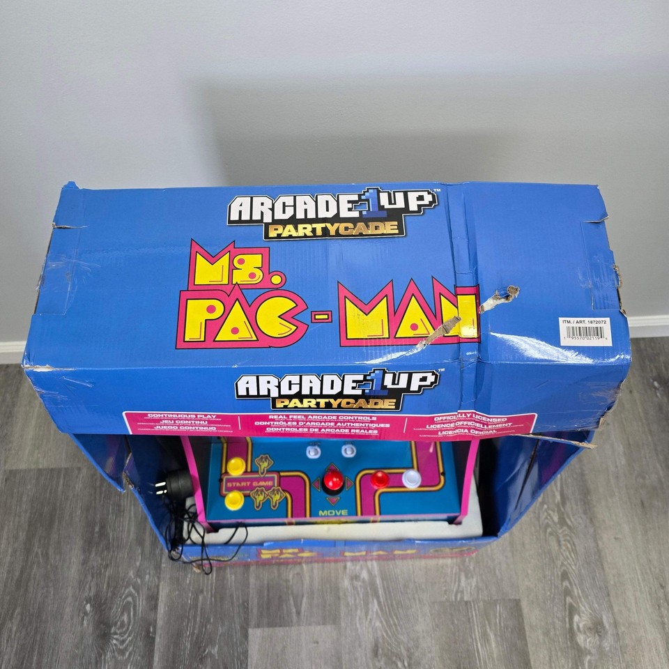 Arcade 1 Up Ms. Pacman Partycade Tabletop Arcade Machine A1UP-8228 | eBay