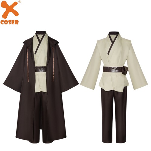 Star Wars Obi wan Kenobi Jedi Knight Master Costume Halloween Cosplay ...
