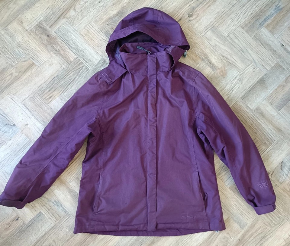 Peter Storm Ladies Hooded Jacket Waterproof UK 16 PURPLE | eBay UK