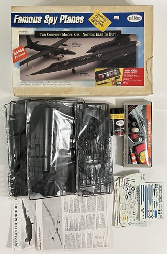 TESTORS FAMOUS SPY PLANES U-2 & SR-71 BLACKBIRD AIRCRAFT MODELS KIT ...