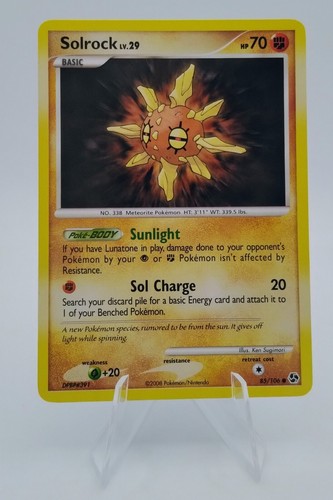 Solrock 85/106 Great Encounters 2008 Pokemon Card | eBay