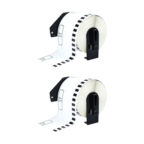 2 Roll Continuous Label DK2205 DK-2205 Compatible for Brother QL-500 QL ...