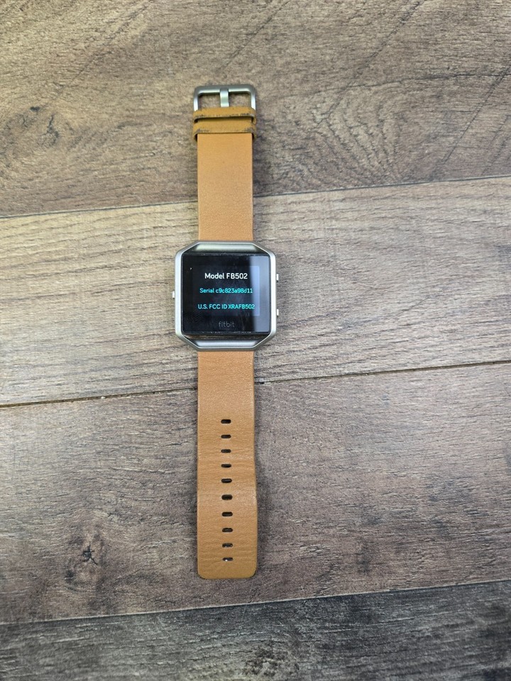 Fitbit Blaze FB502 Activity Tracker Watch Brown Band - No Charger | eBay