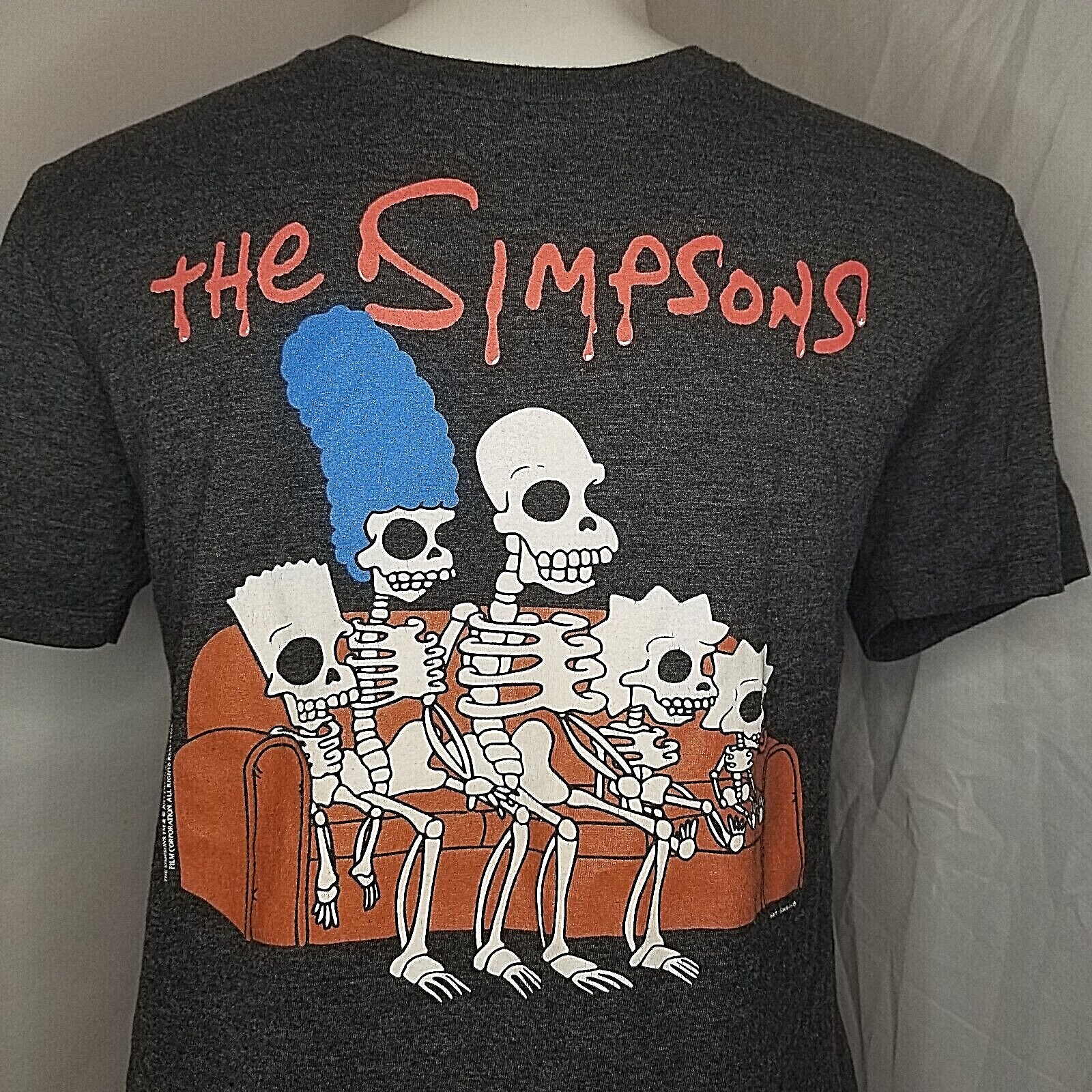 The Simpsons Tree House Of Horror Skeleton Couch T-Sh… - Gem