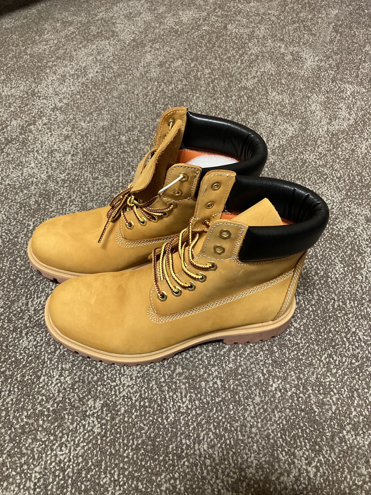 New Unbranded Men Boots US 9.5 Yellow | eBay