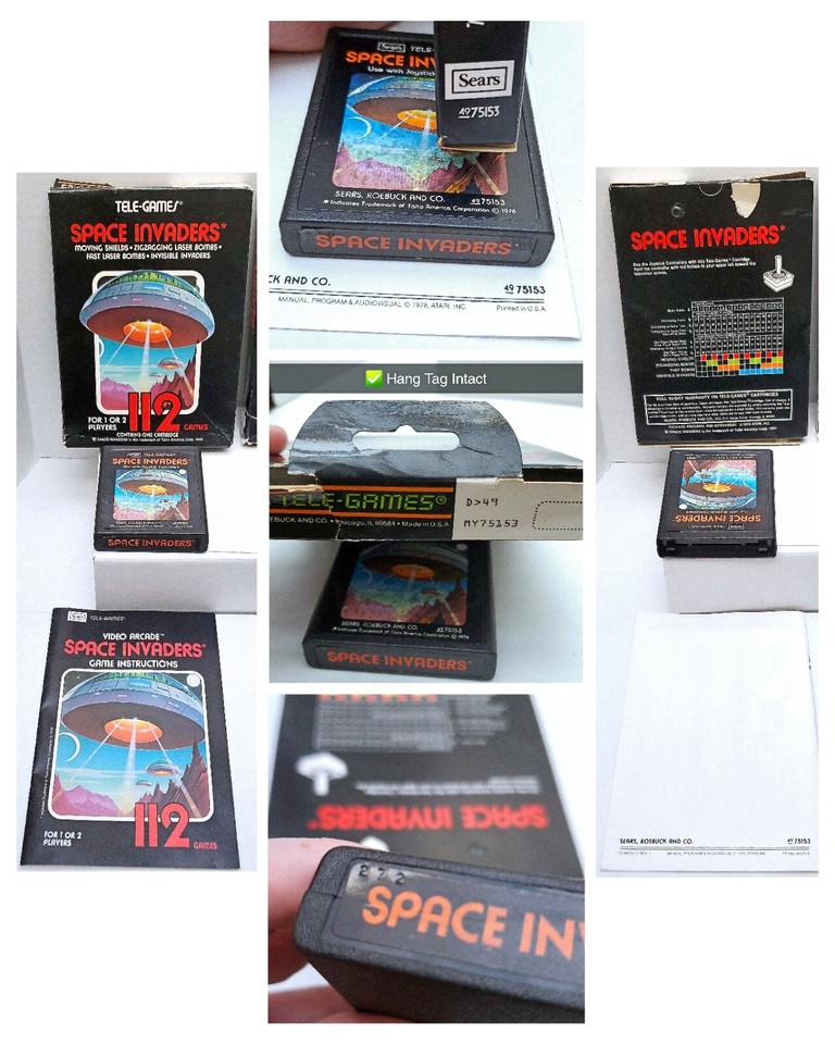 🕹️ $765 RARE 1983 Sears Video Arcade II Console +15 CIB ATARI 2600 ...