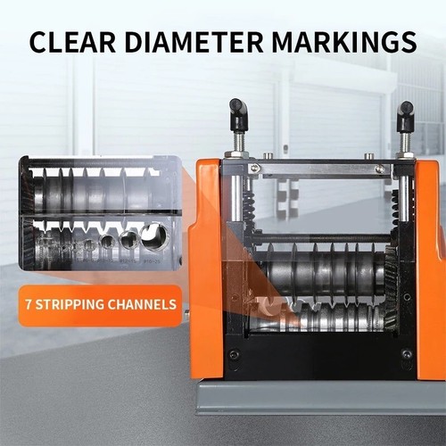 Electric Multi-Channel Wire Stripping Machine Waste Cable Skinning and ...