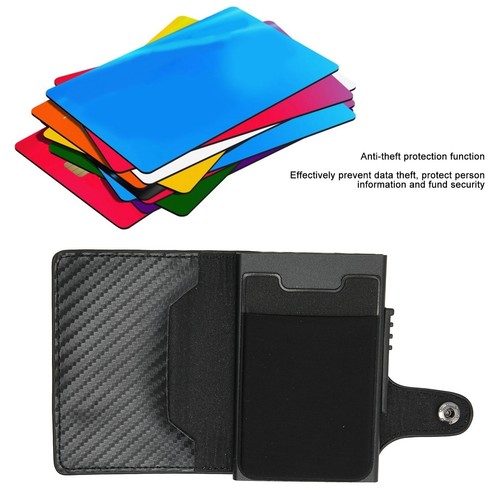LT Card Holder Multifunction Fashion Wallet Aluminum Alloy Anti‑Theft ...